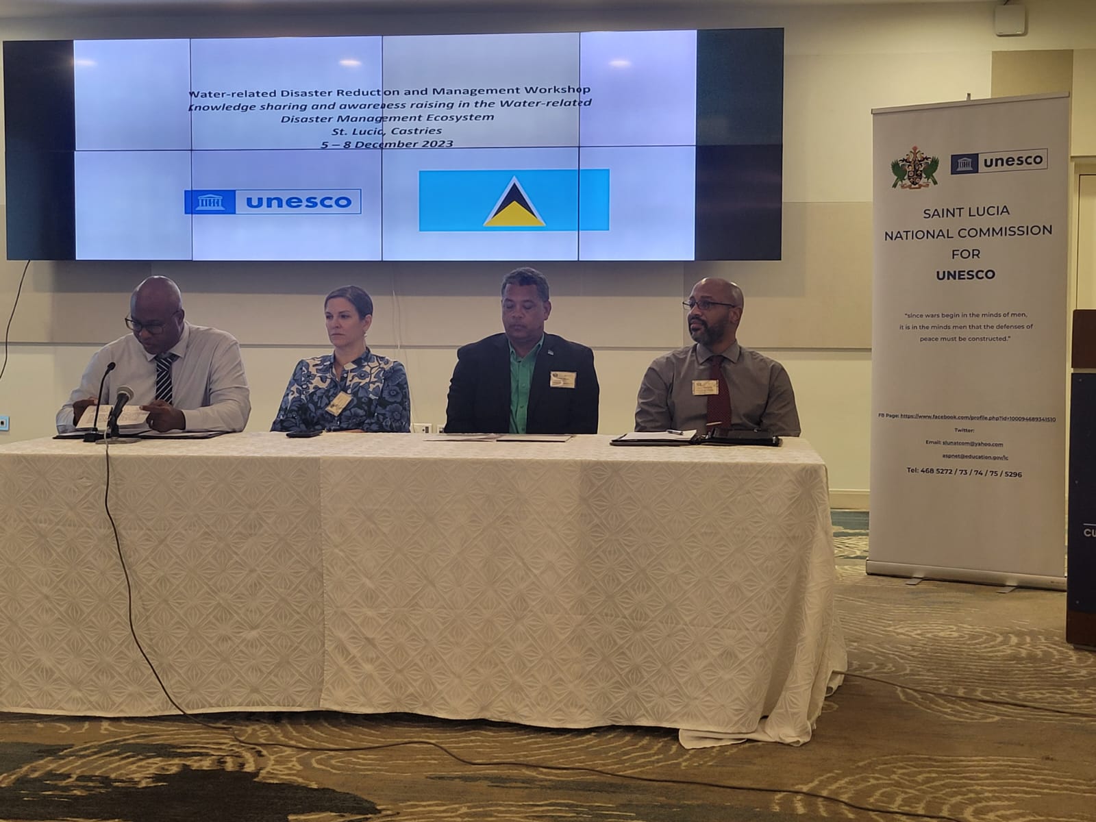 UNESCO undertakes water-related disaster management exercise in Saint ...